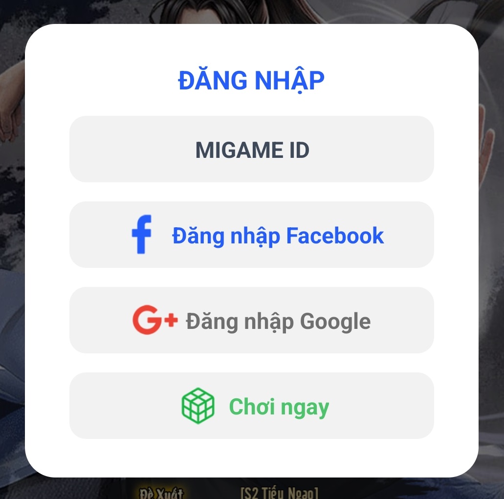Hướng dẫn đồng bộ tài khoản MiGame | Tuyệt Đại Kiếm Vương
